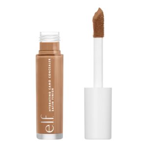 e.l.f. hydrating camo concealer, lightweight, full coverage, long lasting, conceals, corrects, covers, hydrates, highlights, tan neutral, satin finish, 25 shades, all-day wear, 0.20 fl oz