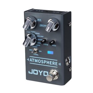 joyo reverb pedal 9 digital reverb types with modulation and trail function for electric guitar effect (atmosphere r-14)