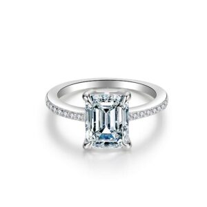 925 sterling silver 9x7mm 2.5 ct radiant-cut bridal ring solitaire engagement anniversary wedding ring (5)