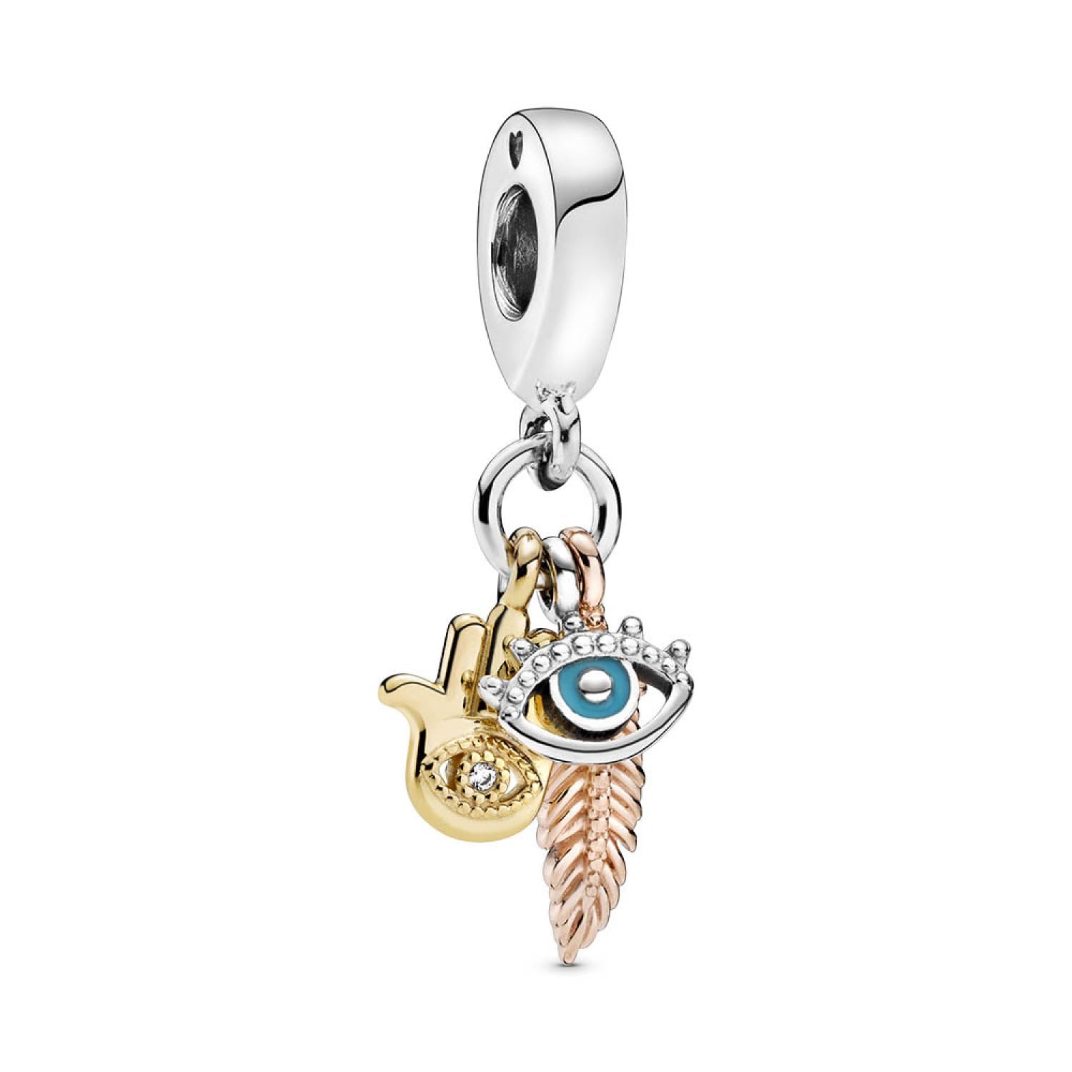 PANDORA Hamsa, All-Seeing Eye & Feather