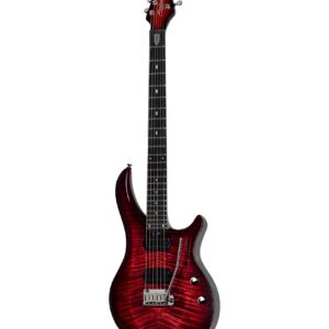 Sterling by Music Man 6 String Solid-Body Electric Guitar, Right, Royal Red (MAJ200XFM-RRD)