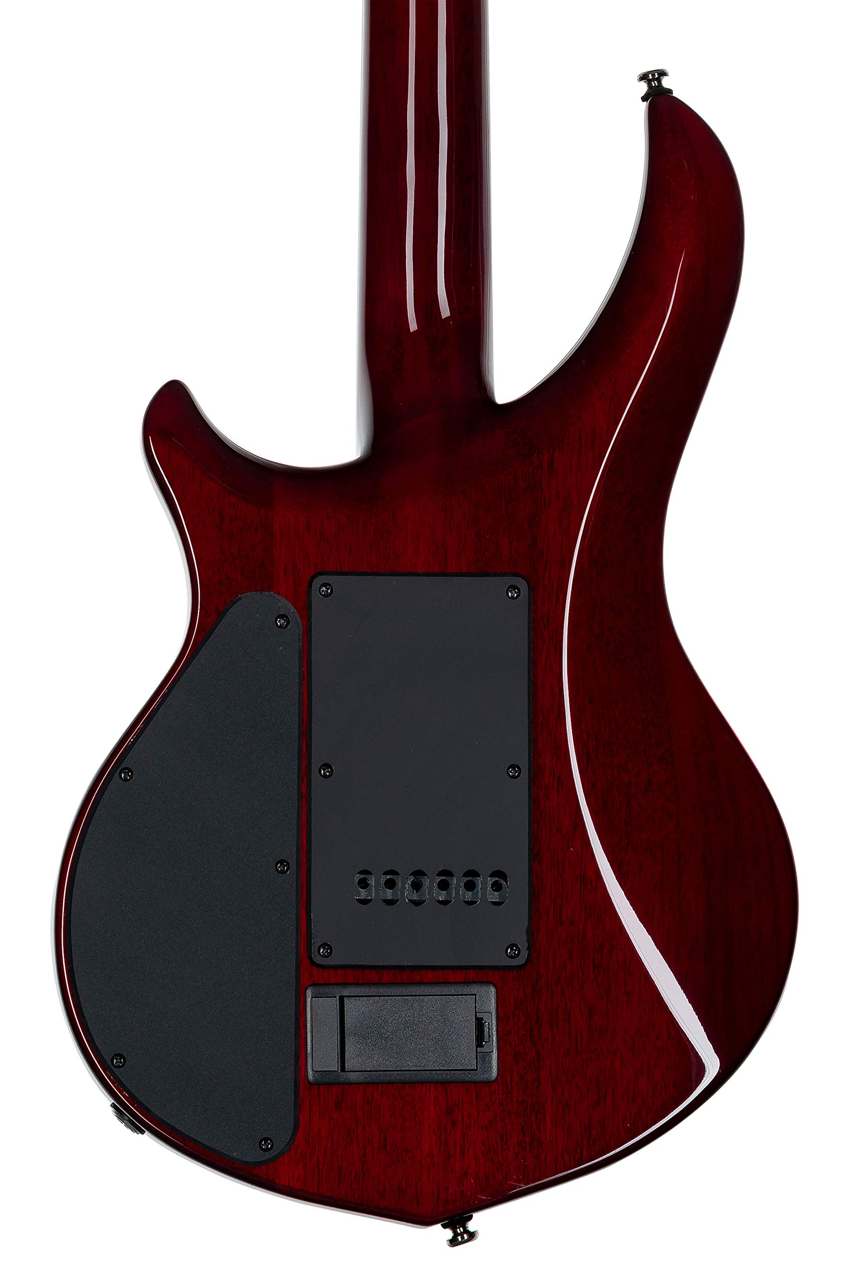 Sterling by Music Man 6 String Solid-Body Electric Guitar, Right, Royal Red (MAJ200XFM-RRD)