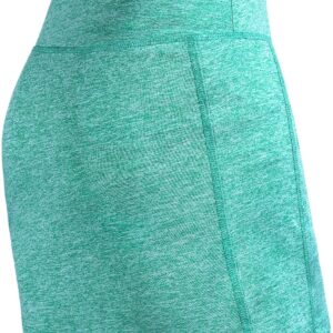 BLEVONH Womens Summer Tennis Skirts with Shorts Underneath, Pickleball, Athletic, Workout and Golf Skorts with Pockets Turquoise X-Large