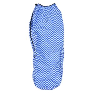 golf bag cover golf bag rain cover golf travel cover bag case for golf accessory(blue white stripe)