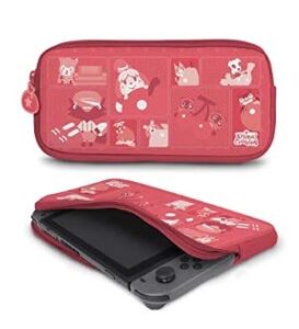 controller gear protective portable neoprene travel carry case - animal crossing - quilted tone.