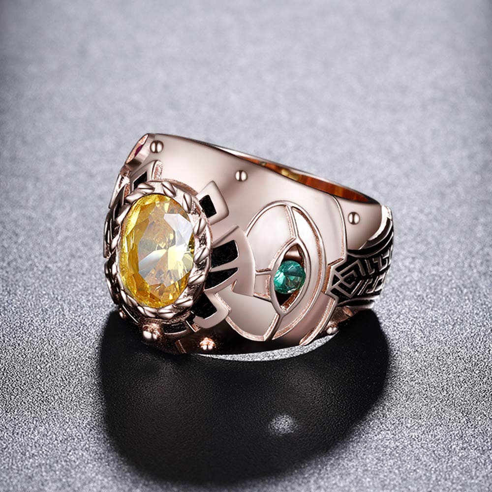 Infinity Gauntlet Rose Gold Plated 925 Silver Ring (8)