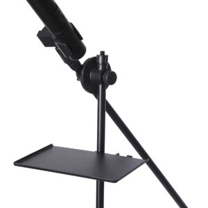 G Ganen Microphone Stand Tray, Made of Steel with Load Capacity For Music Sheet Instrument Stand