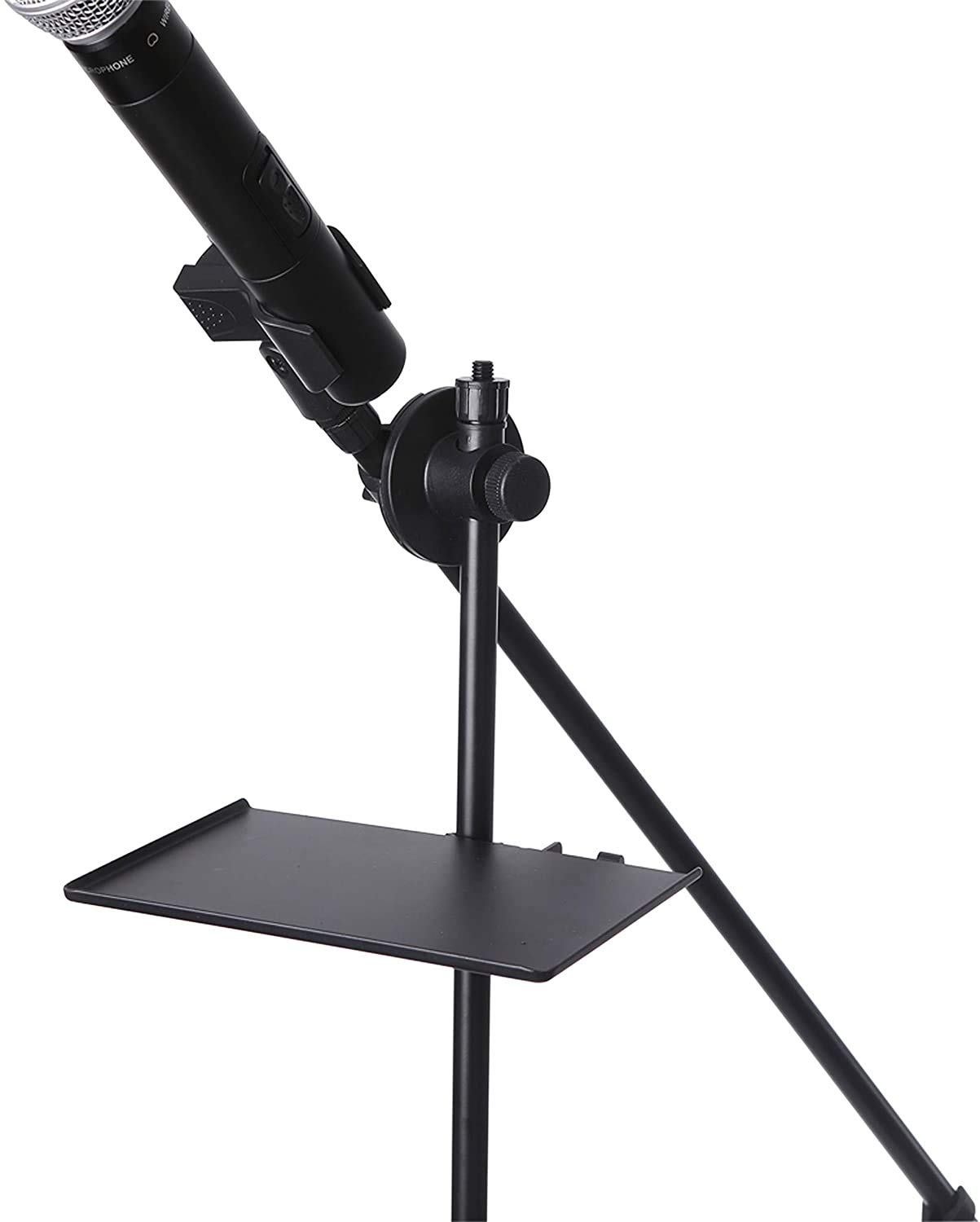 G Ganen Microphone Stand Tray, Made of Steel with Load Capacity For Music Sheet Instrument Stand