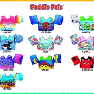 Body Glove Paddle Pals Learn to Swim Life Vest, One Size 33-55 LBS, Octo Drummer