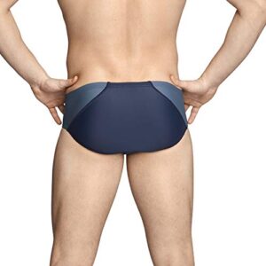 Speedo Men's Swimsuit Brief PowerFlex Eco Revolve Splice Team Colors