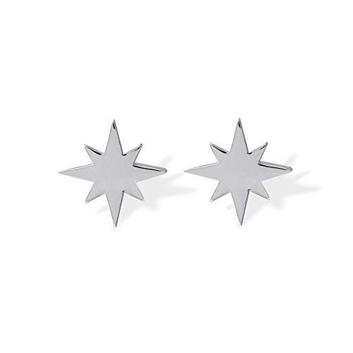 Boma Jewelry Sterling Silver Star Stud Earrings