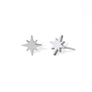 Boma Jewelry Sterling Silver Star Stud Earrings