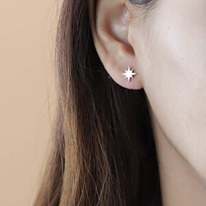 Boma Jewelry Sterling Silver Star Stud Earrings