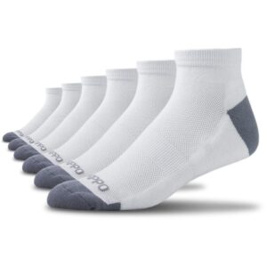 oddball performance running socks xxl (men's size 15-18) (3-pack) (white)