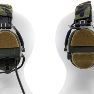 Armorwerx Hook & Loop Deck Set Compatible with MSA Sordin/TEA Hi-Threat/TCI Liberator Headset (Tan)