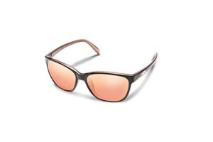 suncloud dawson polarized sunglasses, rose backpaint/polarized pink gold mirror