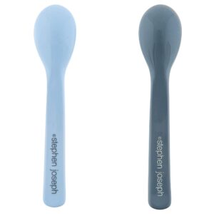 Stephen Joseph Silicone Spoon Set, Shark