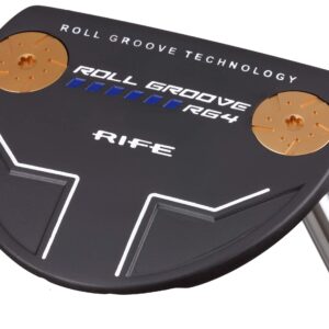 Rife Golf Roll Groove Technology Series Right Handed RG4 Full Mallet Putter Precision Milled Face Edge & Cavity Ensures an Ideal Weight Distribution & Balance Perfect for Lining Up Your Putts (37")