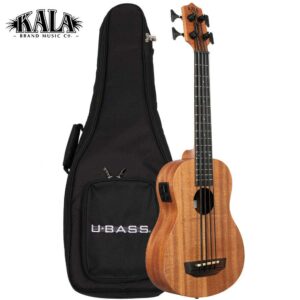 kala nomad acoustic-electric 4-string u-bass guitar with u-bass active eq