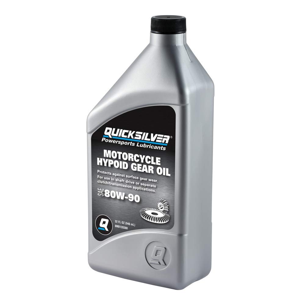 Quicksilver 8M0128380 80W-90 Motorcycle Hypoid Gear Oil – 1 Qt.