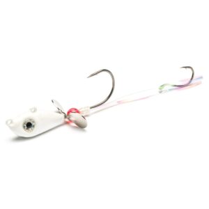 mustad walleye death spinner pearl 1/2oz