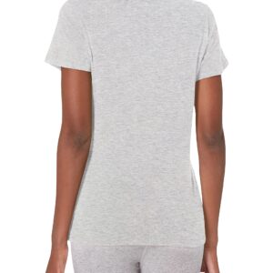 Calvin Klein Women's V-Neck T-Shirt, Pearl, X-Small