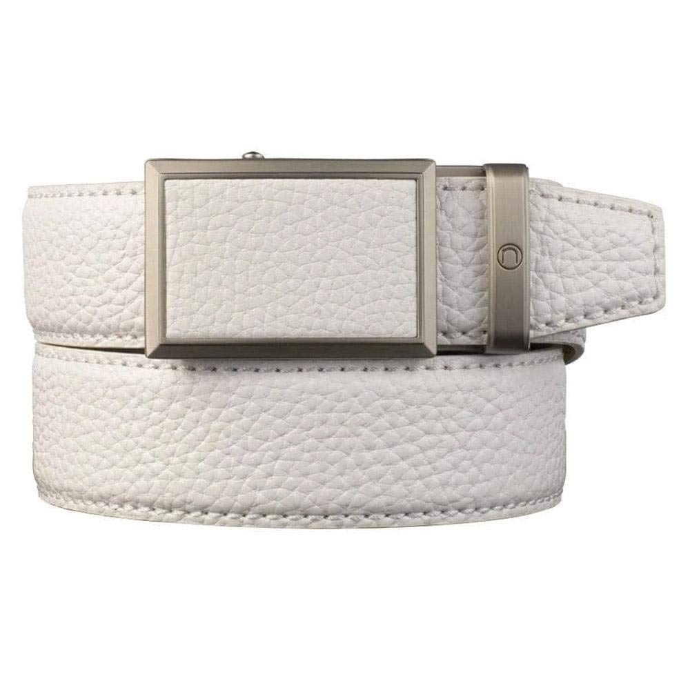 Nexbelt unisex adult Modern Go In Pebble Grain Winner White, Multi