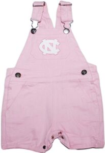 creative knitwear university of north carolina unc baby and toddler short leg overalls