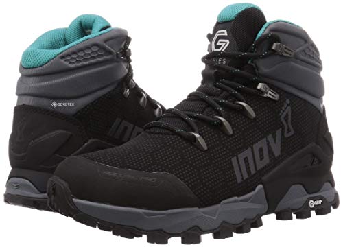 Inov-8 Womens Roclite Pro G 400 - Lightweight Waterproof Hiking Boots - Black/Teal - 7