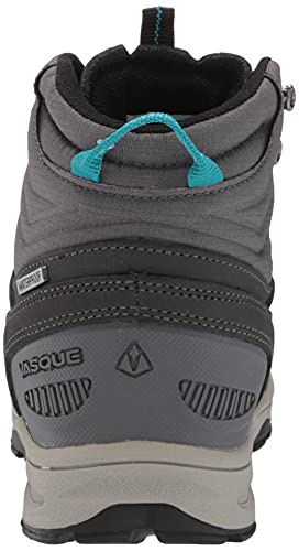 Vasque Kids Breeze Waterproof Hiking Boot, Magnet/Baltic, 13 Medium