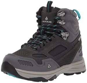 vasque kids breeze waterproof hiking boot, magnet/baltic, 2 medium