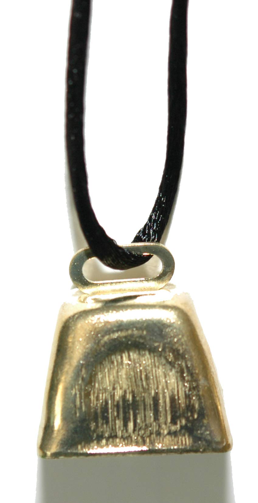 Jazzworks,LLC Gold Tone Cowbell Cow Bell Necklace (N015)