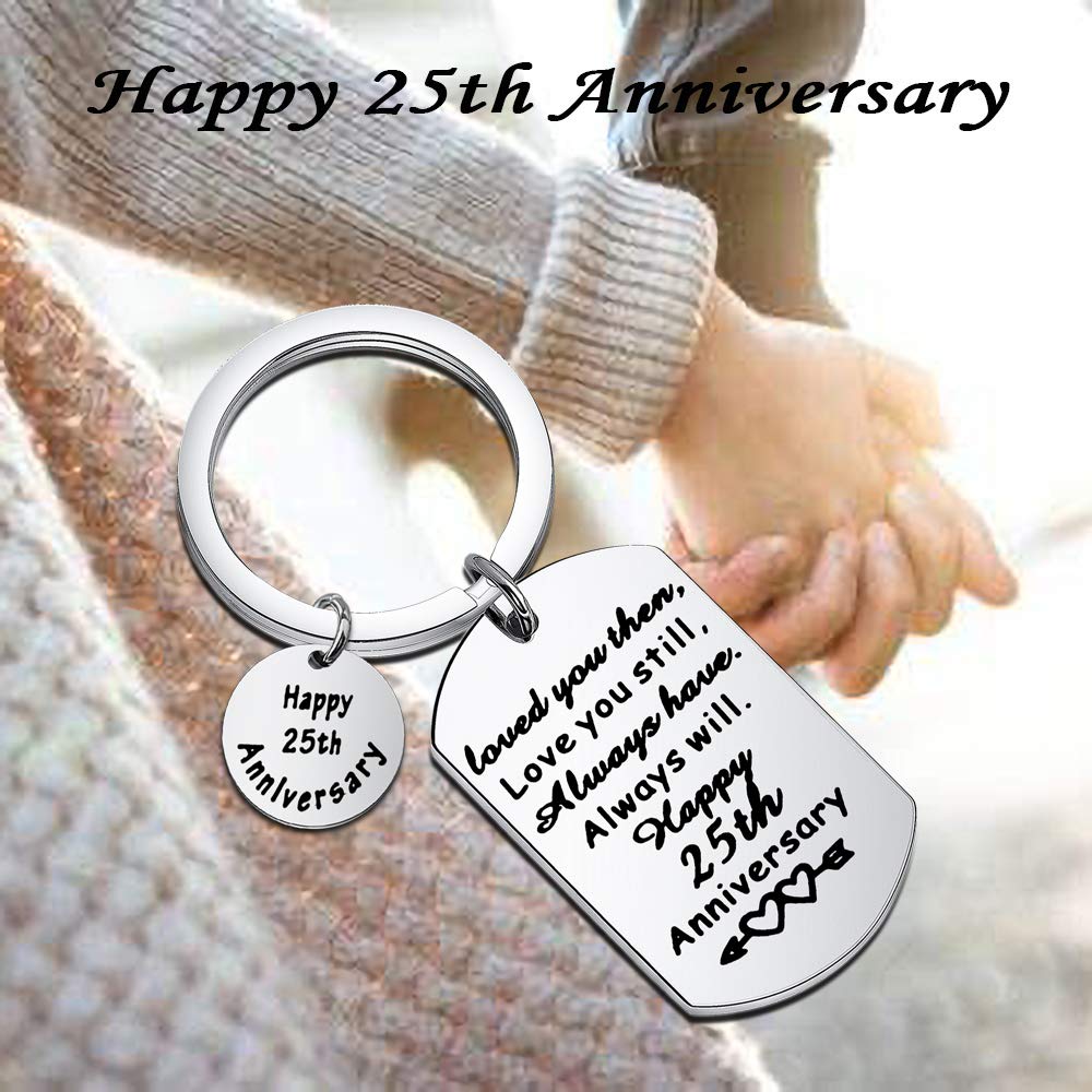 TGBJE Wedding Gift Valentine's Day Gifts 1st,5th,10th,25th,Anniversary Wife Gift Husband Gift (25th Anniversary)