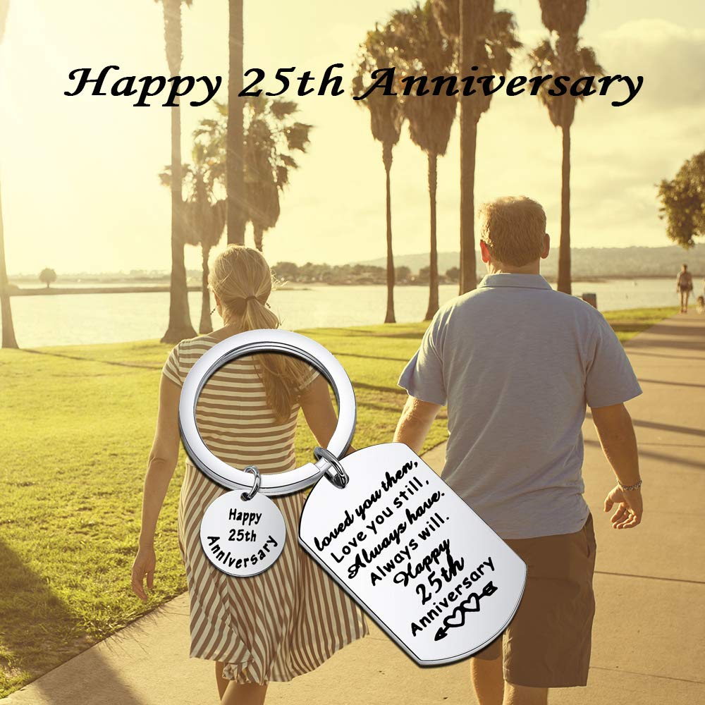 TGBJE Wedding Gift Valentine's Day Gifts 1st,5th,10th,25th,Anniversary Wife Gift Husband Gift (25th Anniversary)