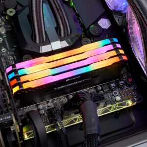 Corsair Vengeance RGB Pro 64GB (4x16GB) DDR4 3200 (PC4-25600) C16 Desktop Memory – Black