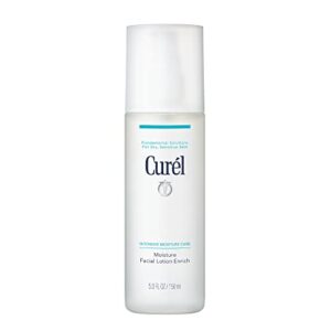 curel japan skin care hydrating water essence toner, water based face moisturizer for dry skin, serum for face, 5 oz