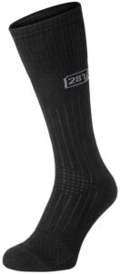 281z military lightweight boot socks - tactical trekking hiking - outdoor athletic sport (black)(x-small 1 pair)