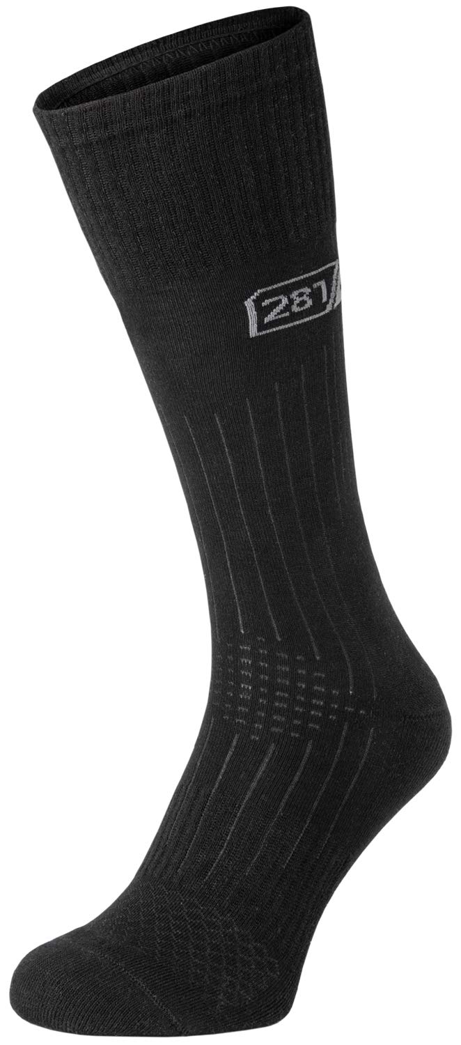 281Z Military Lightweight Boot Socks - Tactical Trekking Hiking - Outdoor Athletic Sport (Black)(X-Small 1 Pair)