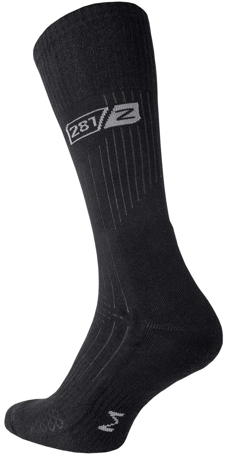 281Z Military Lightweight Boot Socks - Tactical Trekking Hiking - Outdoor Athletic Sport (Black)(X-Small 1 Pair)