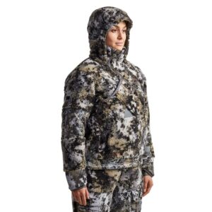 SITKA Gear Women's Hunting Hooded Windstopper Insulated Elevated II Fanatic Jacket, Large (50244-EV-L)