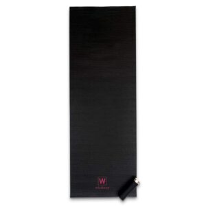 Weddingstar Customizable No-Slip Black Yoga Mat - Boxed Initial