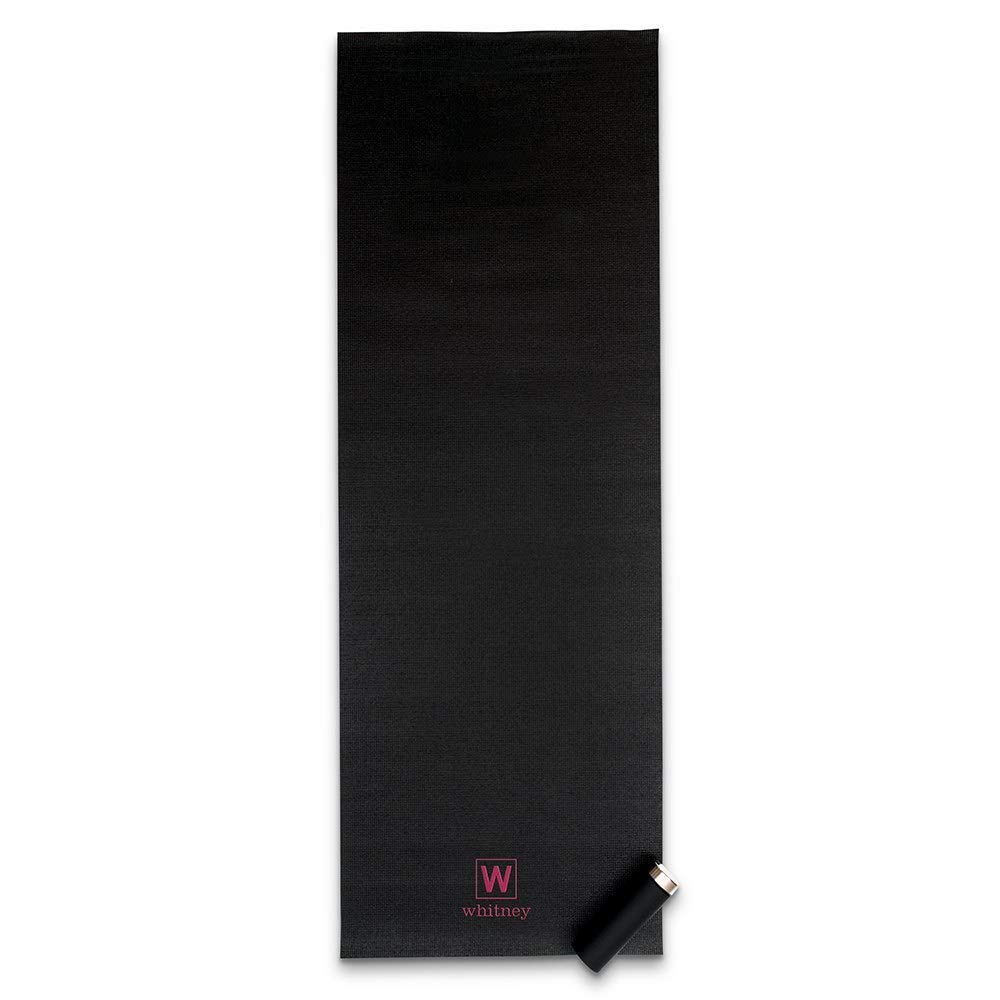 Weddingstar Customizable No-Slip Black Yoga Mat - Boxed Initial