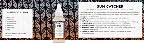 R+Co Sun Catcher Power C Boosting Leave-In Conditioner | Protective Nourishment + Detangles + Softens | Vegan + Cruelty-Free | 4.2 Oz