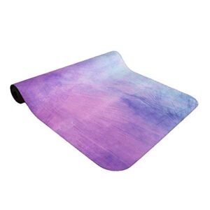 Hot bikram yoga mat for hot yoga - yoga mats with beautiful designs - eco rubber yoga mat non slip, thin, eco-friendly and long hot yoga mat - perfect sweat proof yoga mat for professional yogis