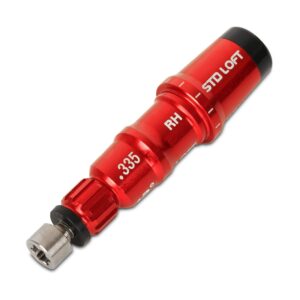 gofotu golf adapter sleeve compatible with taylormade m3 m4 m5 m6 r15 sldr, rh .335 tip red