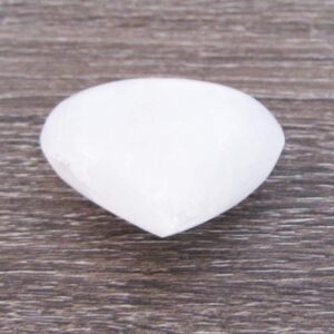 Treasure Gurus Clear Selenite Crystal Stone Heart Negative Energy Balance Chakra Healing Rock