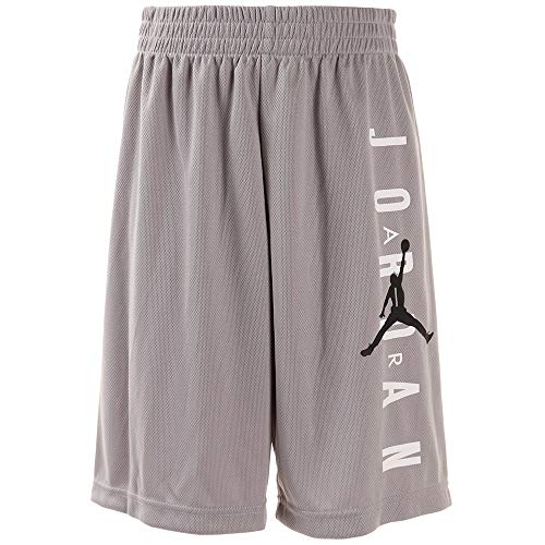 Nike Air Jordan Boys' Mesh Gray Basketball Shorts Size M