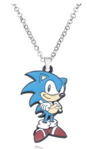 ec trading sonic hedgehog standing cartoon pendant necklace