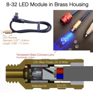 LED Module for E-Tac Light Bow Sight Light 8-32 Thread Shrewd (Purple)