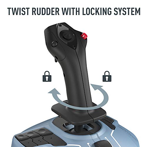 Thrustmaster TCA Officer Pack Airbus Edition: Ergonomic replicas of The World-Famous Airbus sidestick and Throttle Quadrant - Compatible with PC